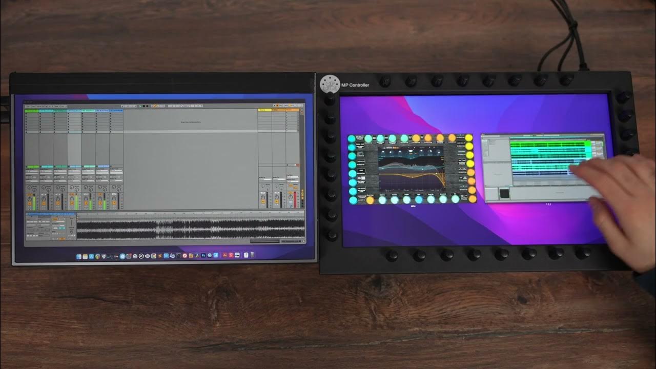 Switching channels in Ableton with the touchscreen | MP Controller - YouTube