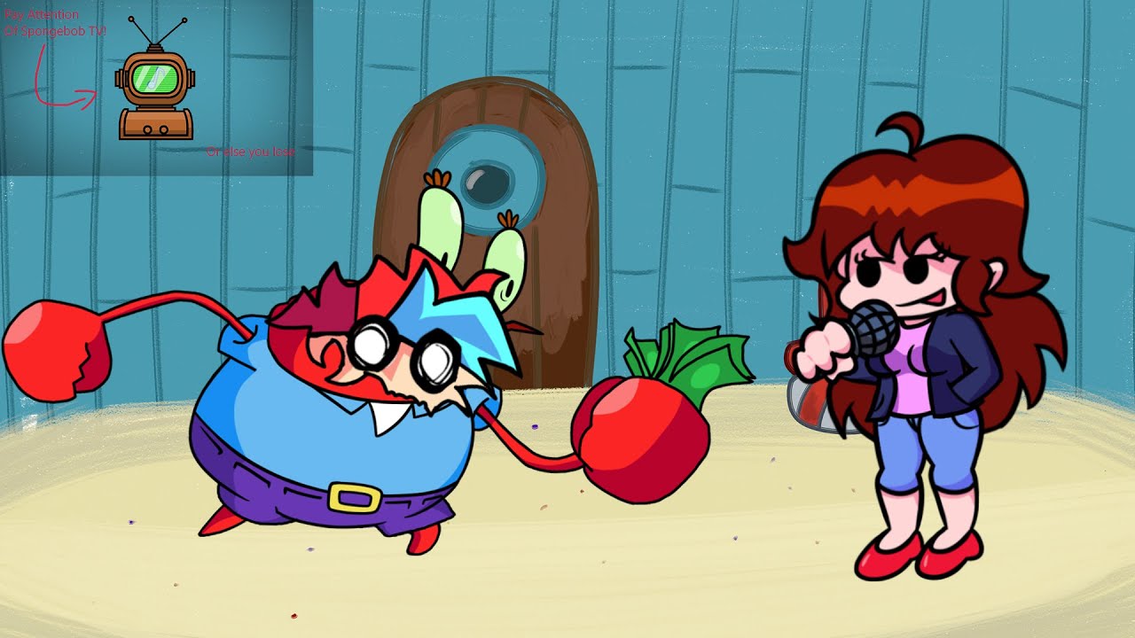 FNF Spongebob Parodies - Mr.Krabs + BF vs GF - YouTube
