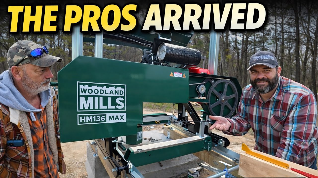 The Professionals Have Arrived | Proper Sawmill Setup - YouTube
