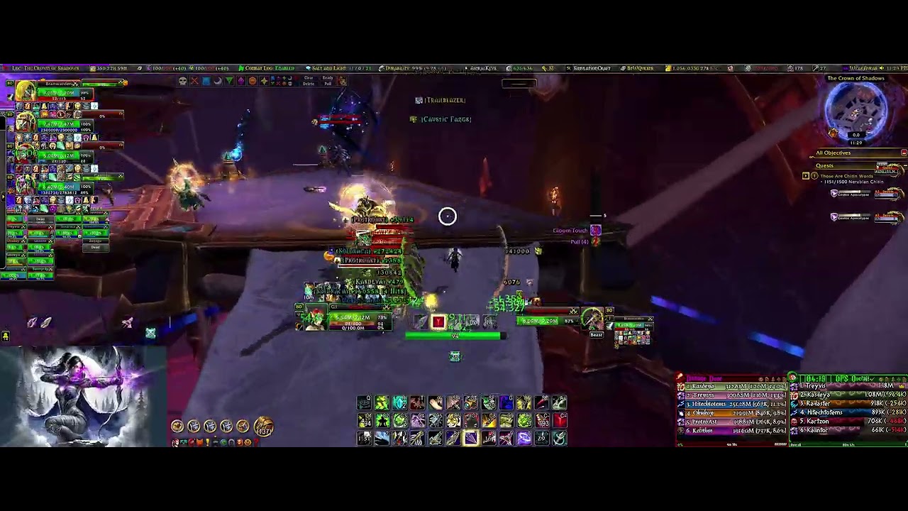 Marksman Hunter TWW - Heroic Queen boss kill Palace - YouTube