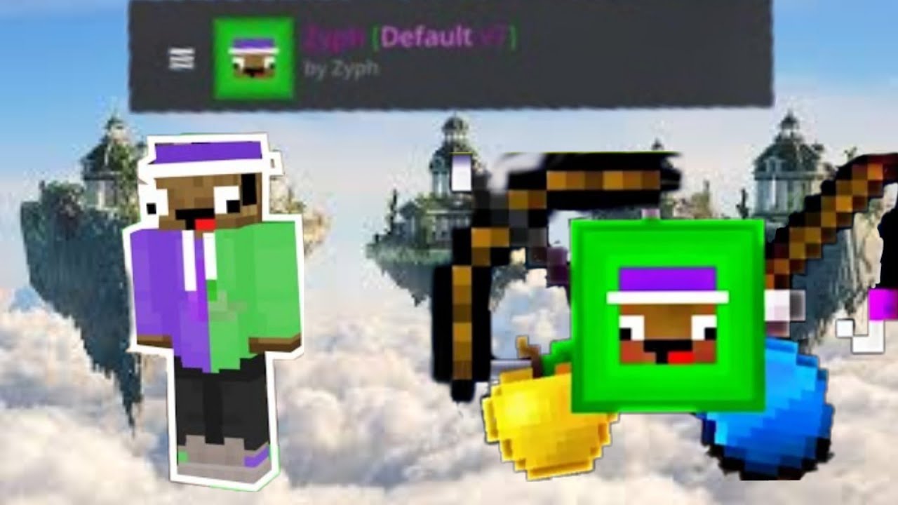 Zyph Default[16X] texture pack minecraft (Pe,window) - YouTube