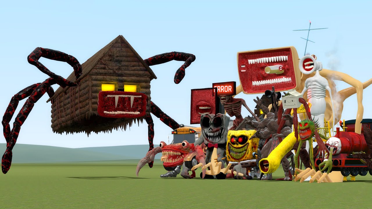 Evolution Of House Head VS ALL Monsters in Garry's Mod - YouTube