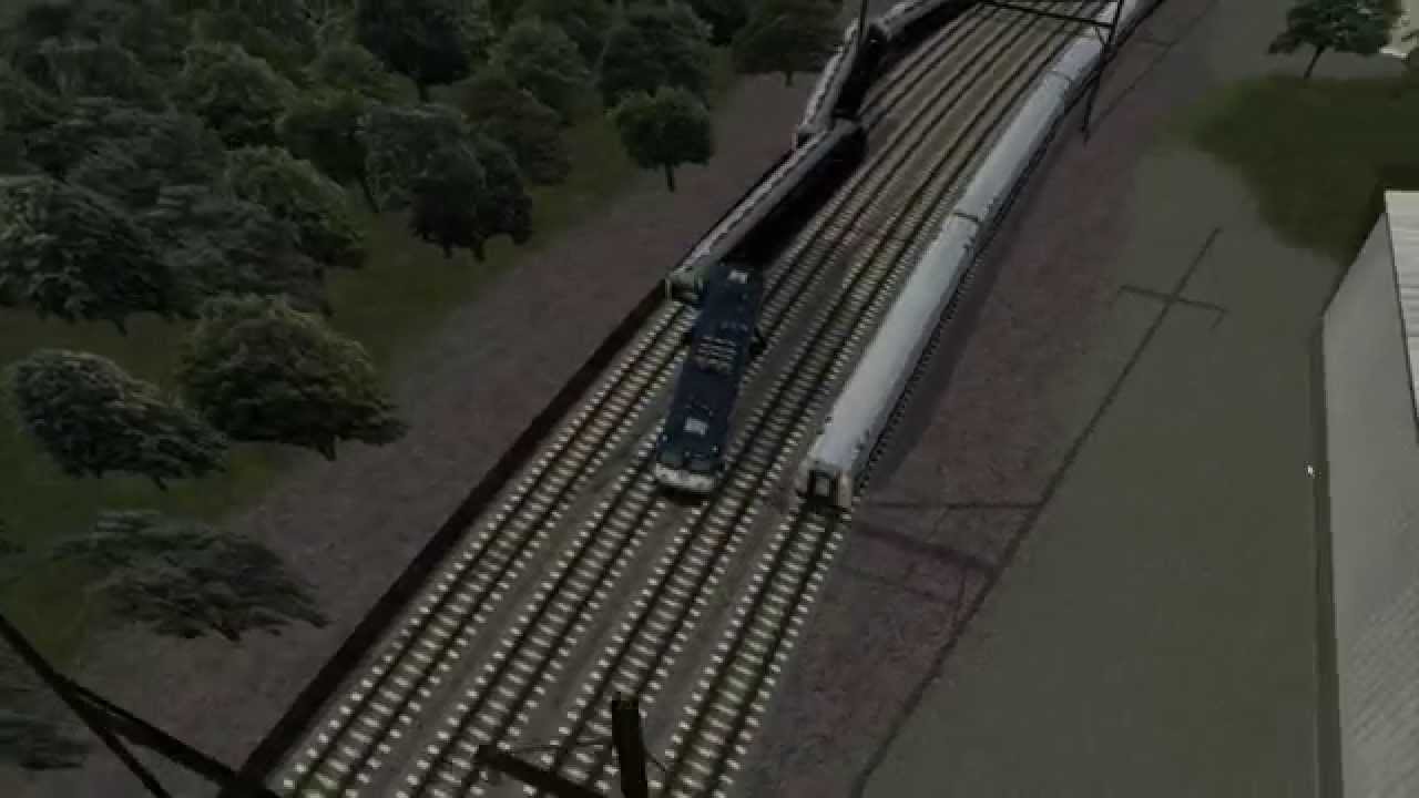 Train Simulator 2014 [HD] - Amtrak derailed near Philadelphia - YouTube