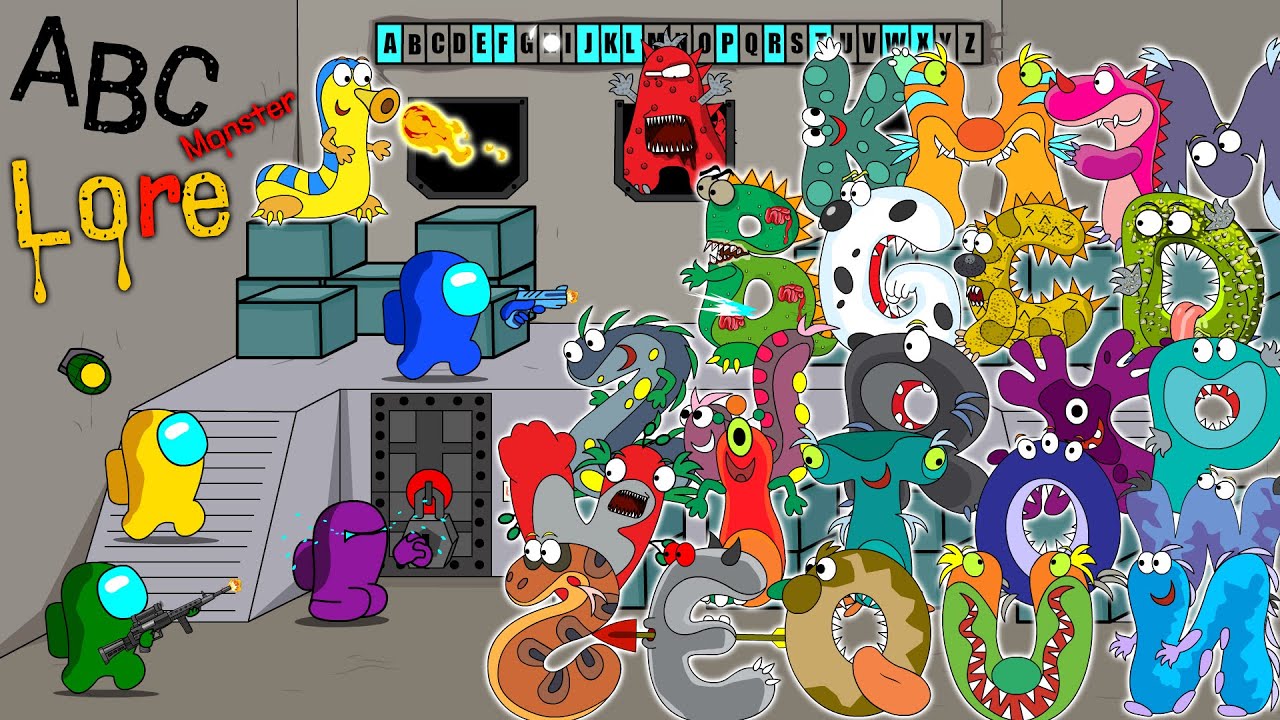 Among Us vs ABC Lore Animal Monster | ABC Lore Animal Zombies vs 어몽어스 ...