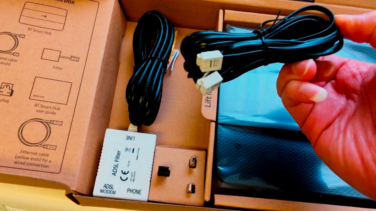 In 5 mins - unboxing the BT Smart Hub - Infinity Fibre Optic over VDSL ...