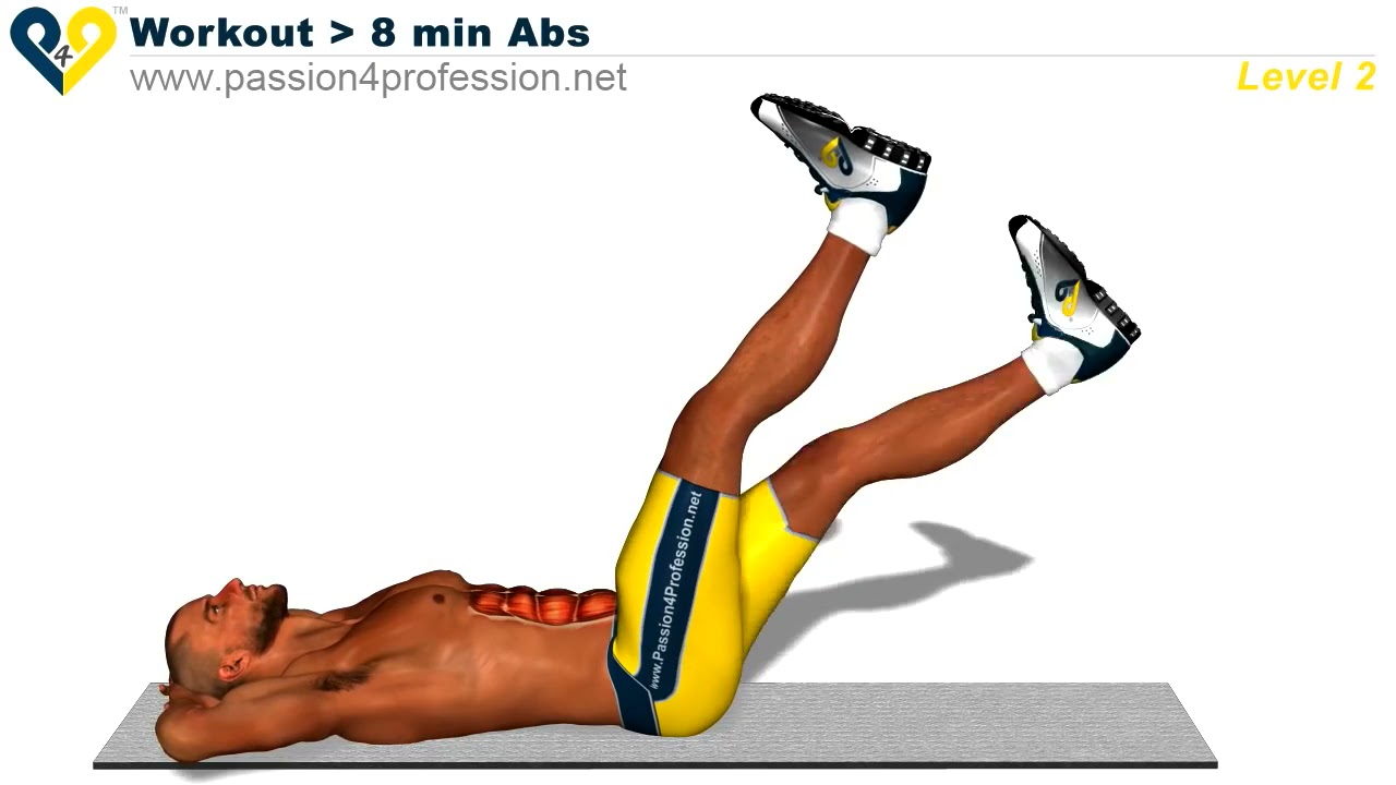 Treino de abs como ter tanquinho Nível 2 - YouTube
