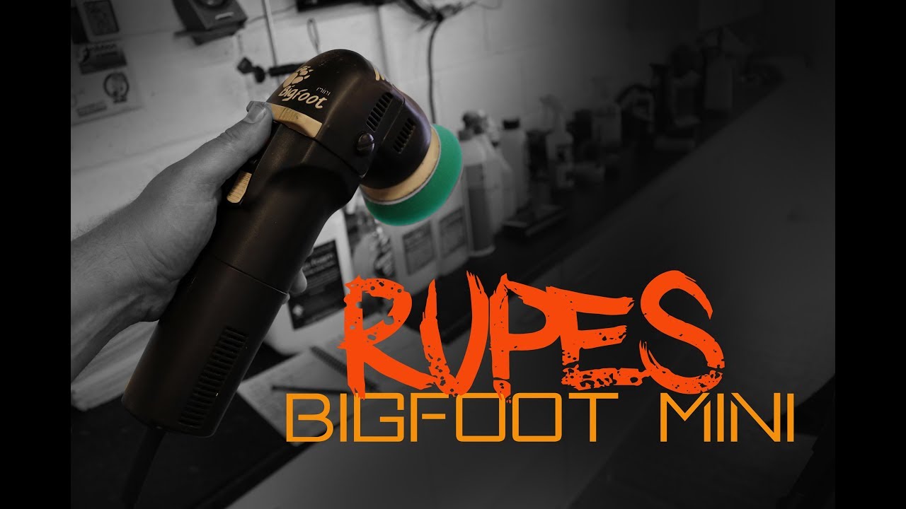 rupes bigfoot polisher LHR75e mini 3 inch dual action polisher review ...