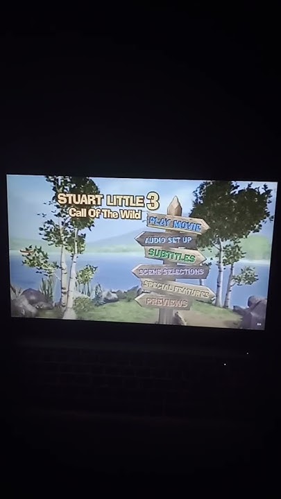 Menu DVD (O Pequeno Stuart Little 3/Stuart Little 3: Call Of The Wild ...