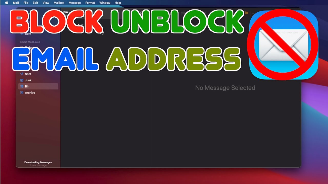 How To Block And Unblock Email Address On Mac Mail YouTube how-to-block-and-unblock-email-address-on-mac-mail-youtube