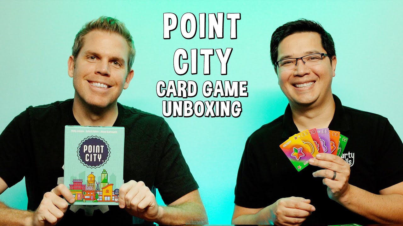 Unboxing Point City - City Building Card Drafting Game - YouTube