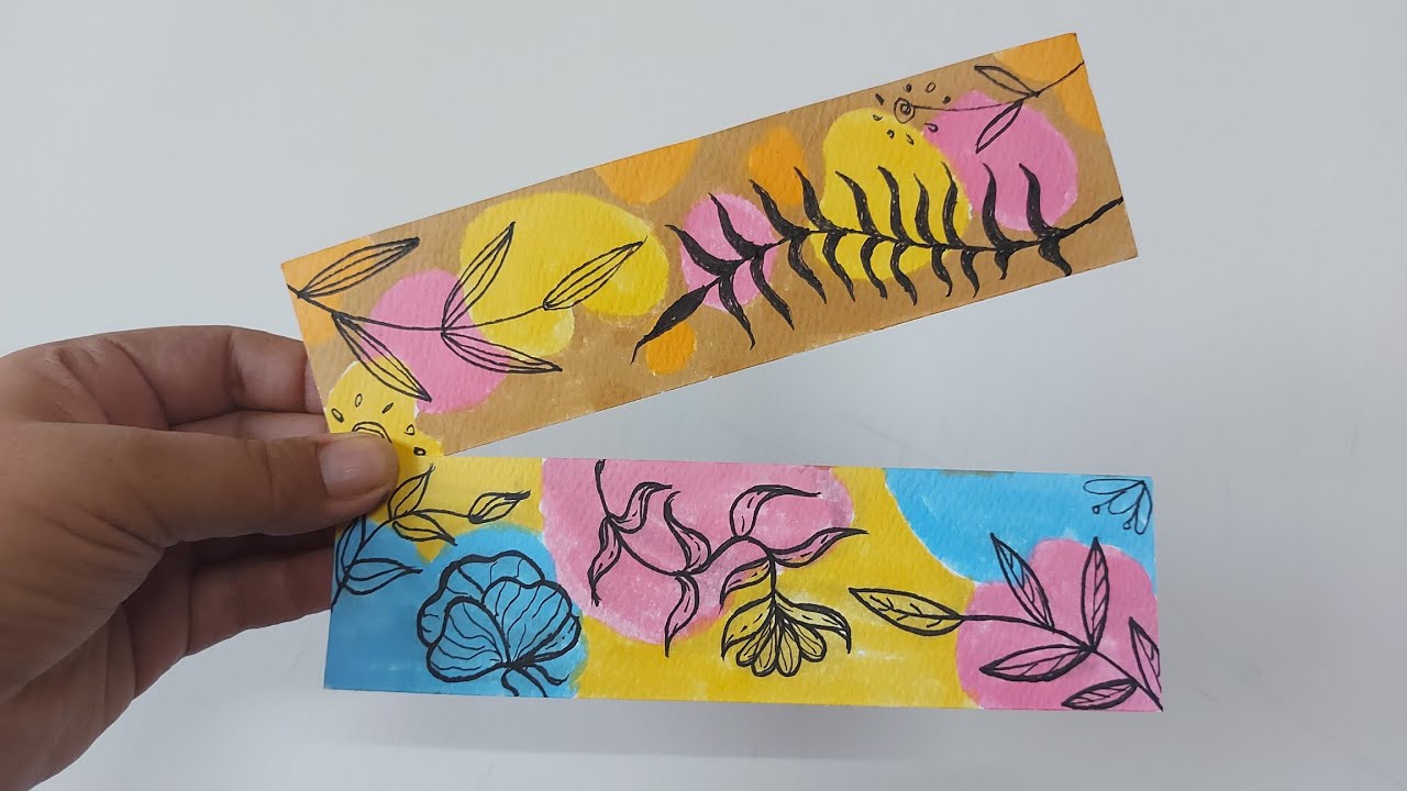 5 Minutes Bookmarks| Cute & Easy Bookmarks For Beginners - YouTube