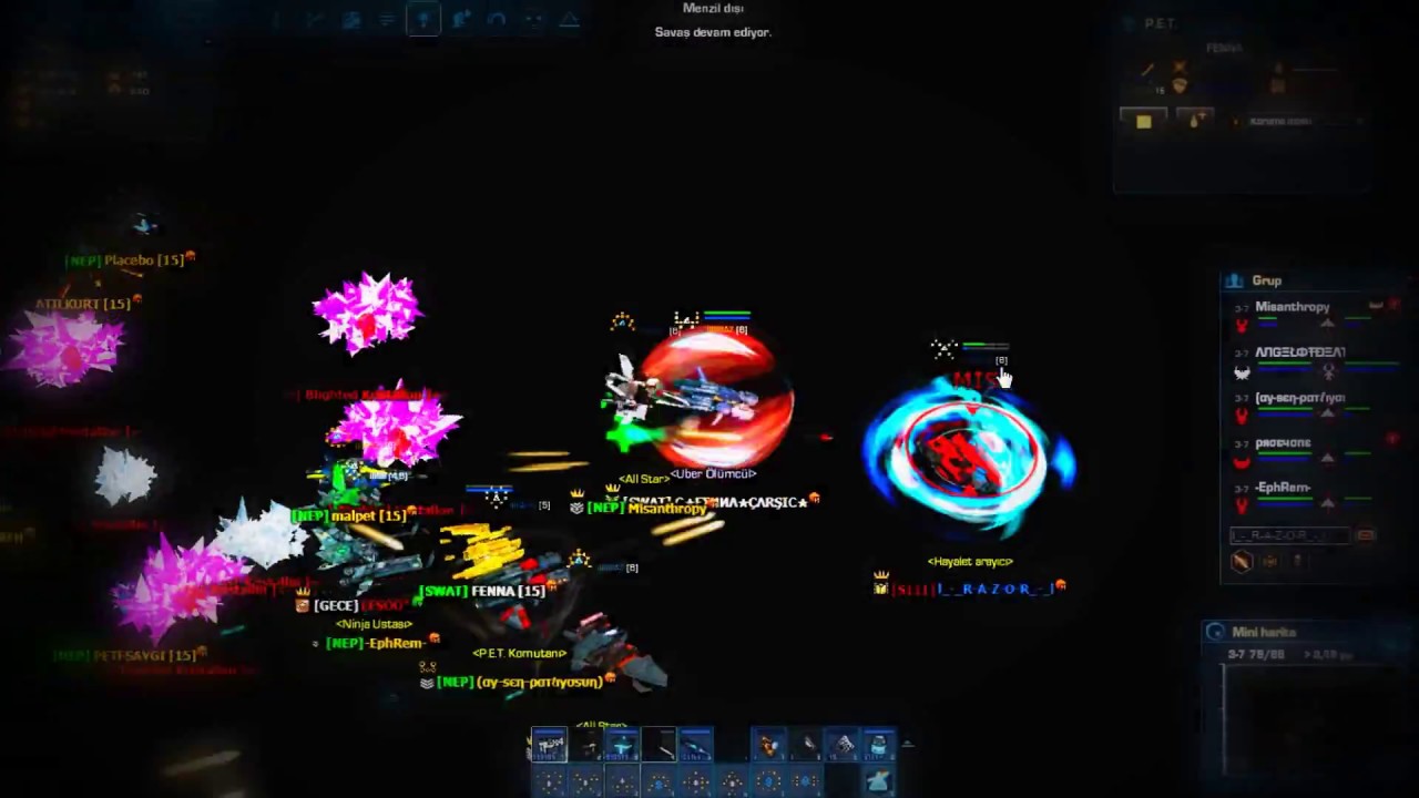 Darkorbit Tr3 SWAT-NEP #1 ORTAYA KARIŞIK TOPLU KATLİAM :) - YouTube