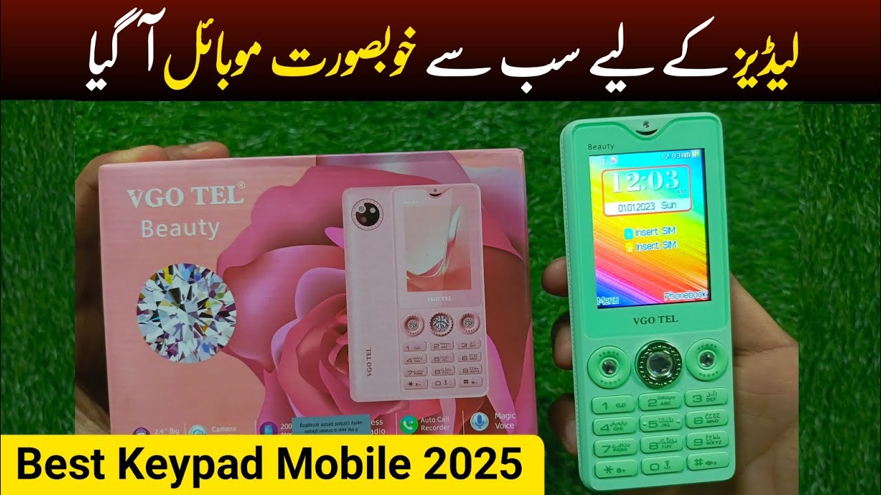 VGO TEL Beauty Best Ladies Keypad Mobile Phone | Keypad Mobile 2025 # ...