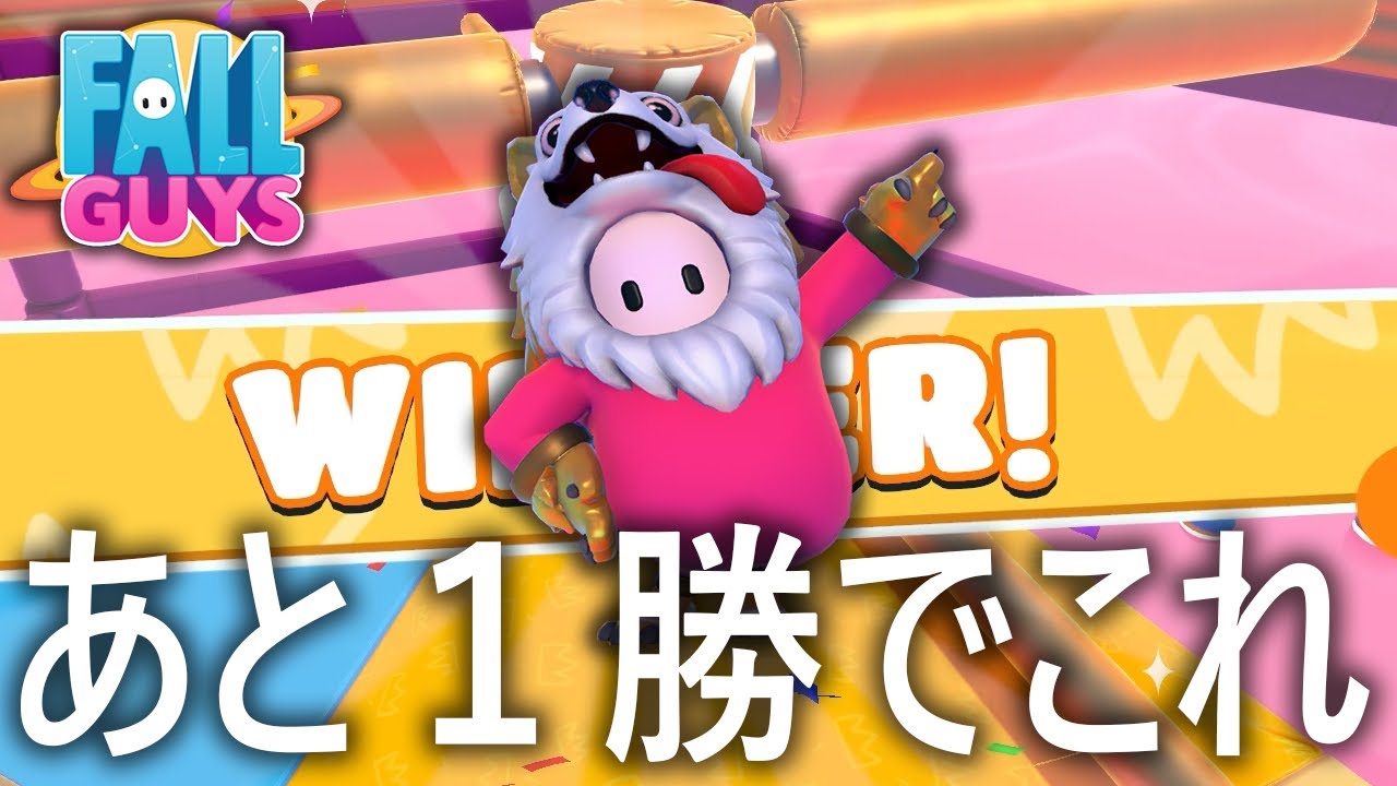 【金スキン】あと1勝で金狼ゲット!!【フォールガイズ/FallGuys】【SS2】 - YouTube