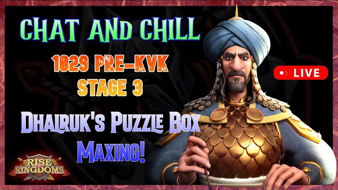 Chat & Chill | Dhalruk's Puzzle Box | Esmerelda's Prayer | Stage 3 Pre ...