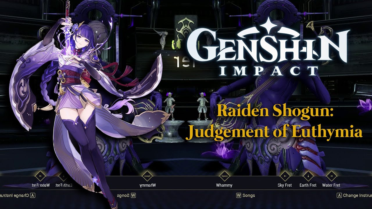 Raiden Shogun: Judgement of Euthymia | Shawzin | Warframe - YouTube