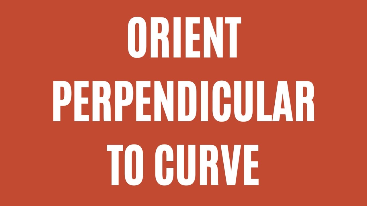 Orient Perpendicular to Curve - Matrix 9 - Học vẽ trang sức 3D Matrix ...
