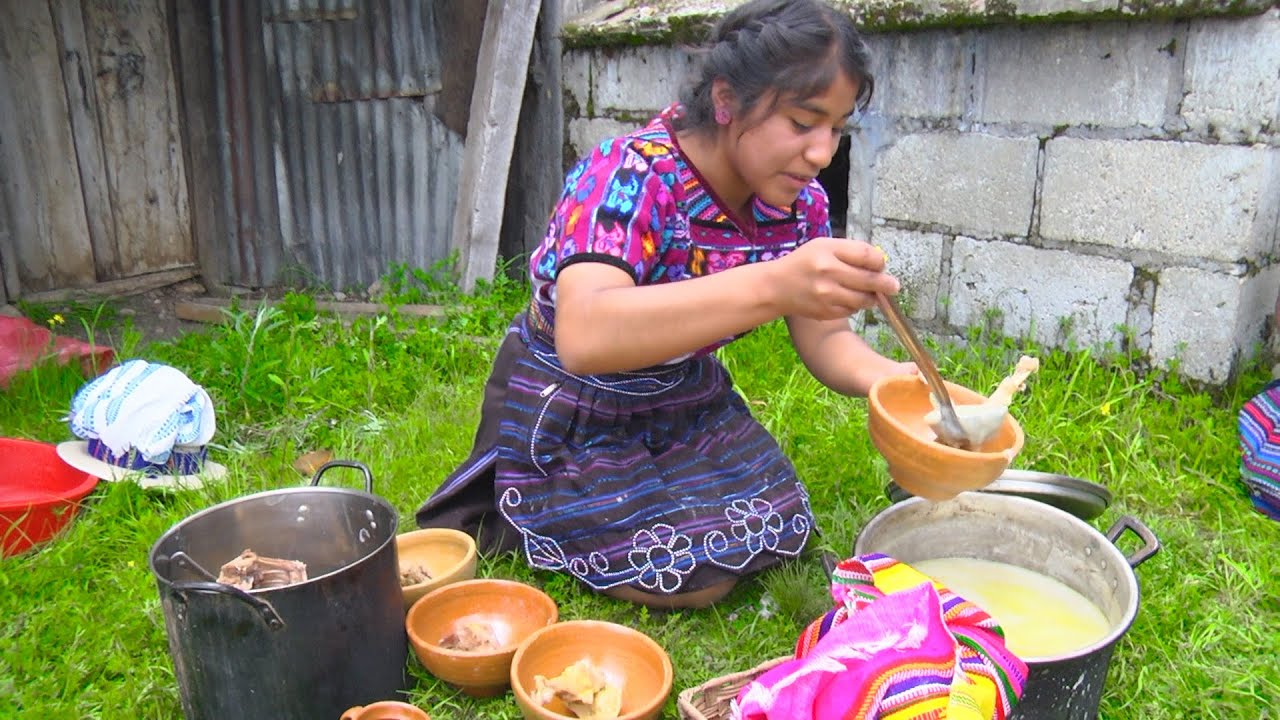 PREPARANDO RECADO BLANCO DE PAVO, COMIDA TRADICIONAL DE MI BELLO PUEBLO ...