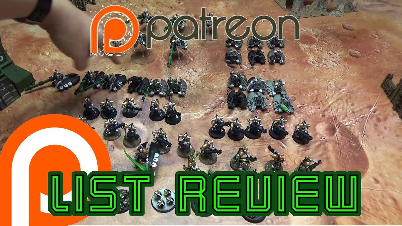 Necron List Review Patreon Special - YouTube