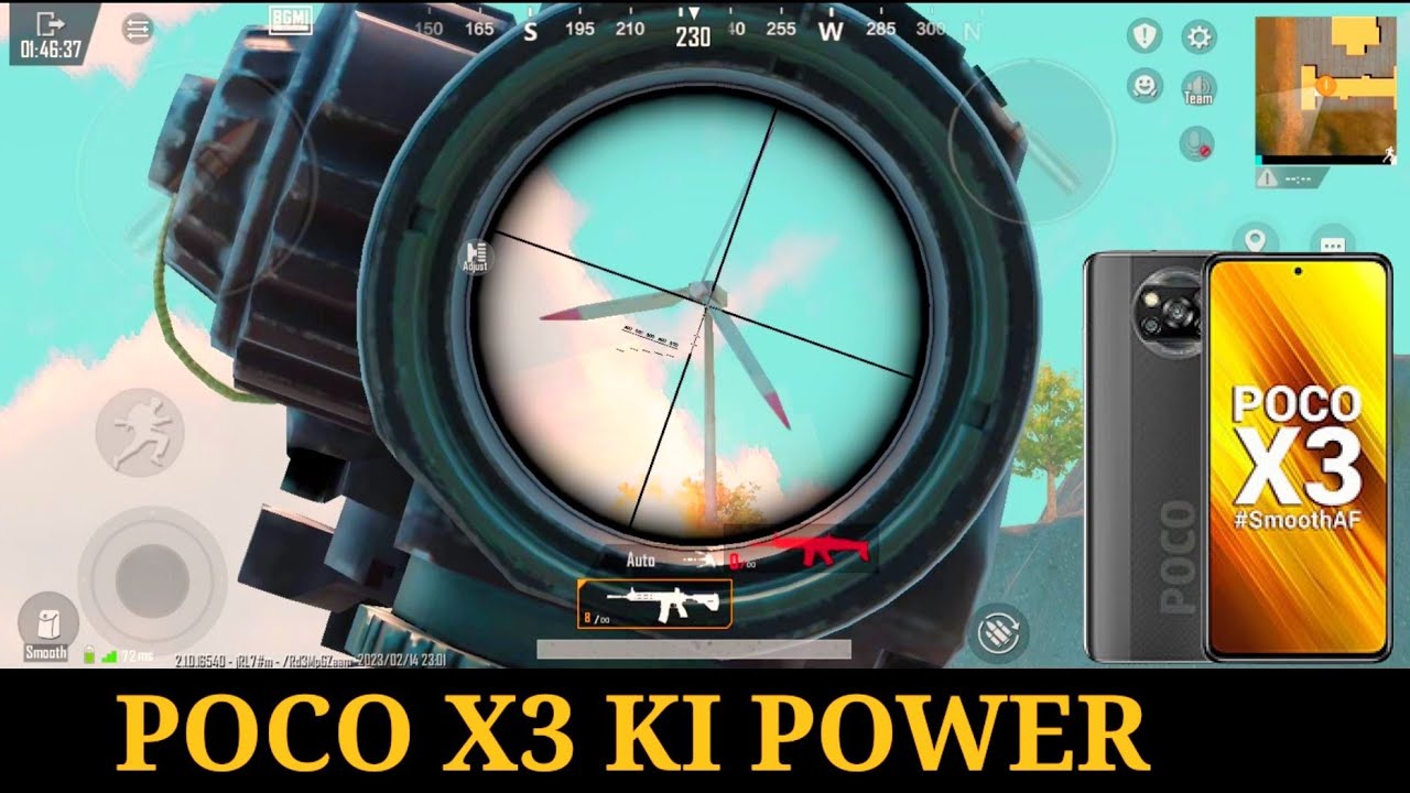 POCO X3 Jairo scope 6s And 4x Check PUBG test Trening Ground - YouTube
