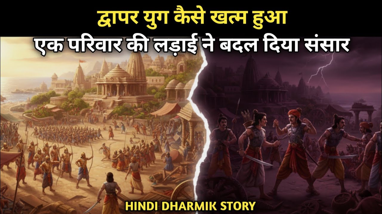 द्वापर युग कैसे खत्म हुआ | Hindi Dharmik Story | #द्वापर_युग #viral ...