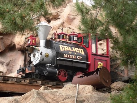 [HD] Calico Mine Train ride Backwards Knotts Berry Farm 1080p POV Full ...