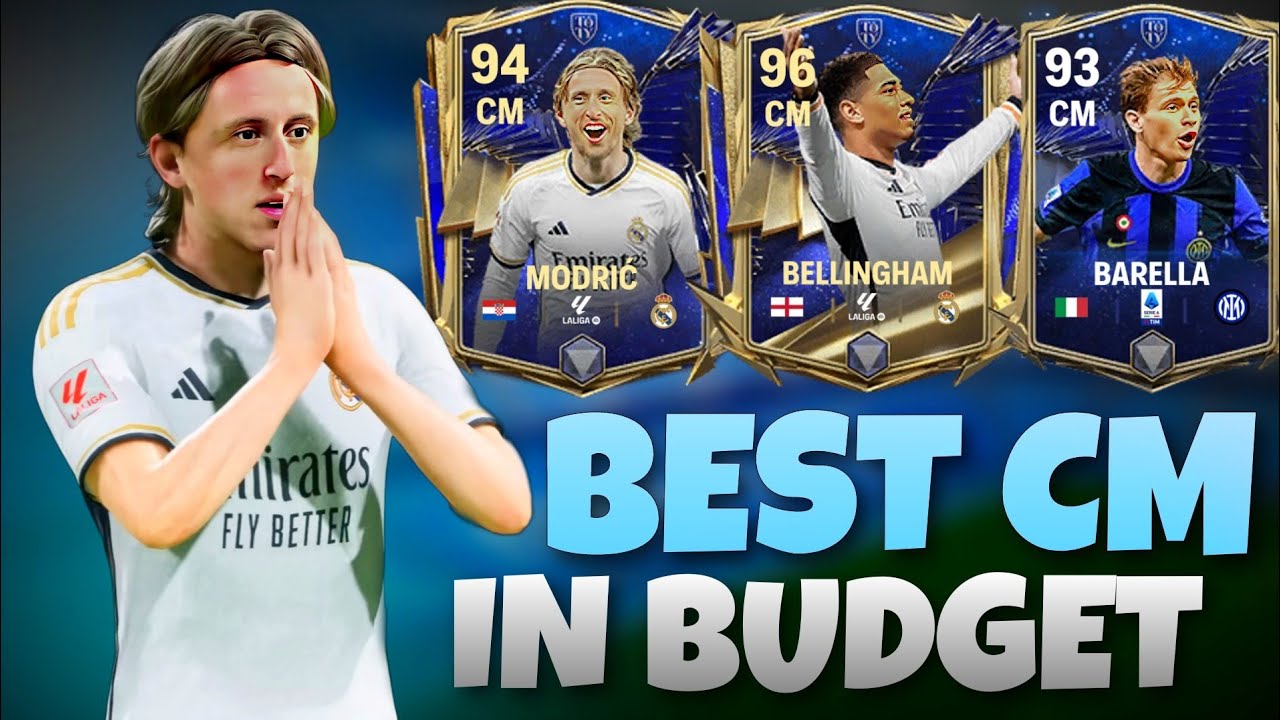 BEST CM IN FC MOBILE 😱 TOP 5 CENTRE MIDS IN YOUR BUDGET FC MOBILE ...