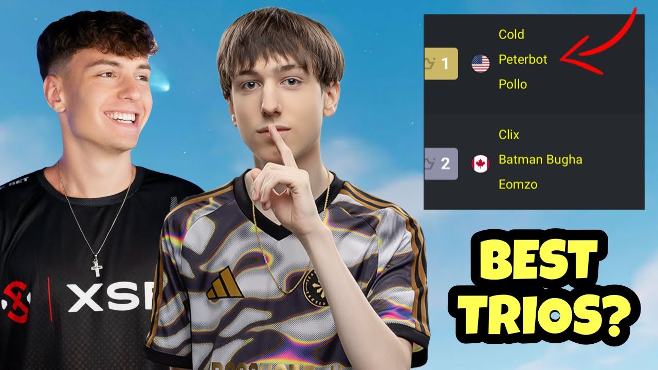 Clix & Peterbot DOMINATE First Tournament + 100k FACE Reveal! - YouTube