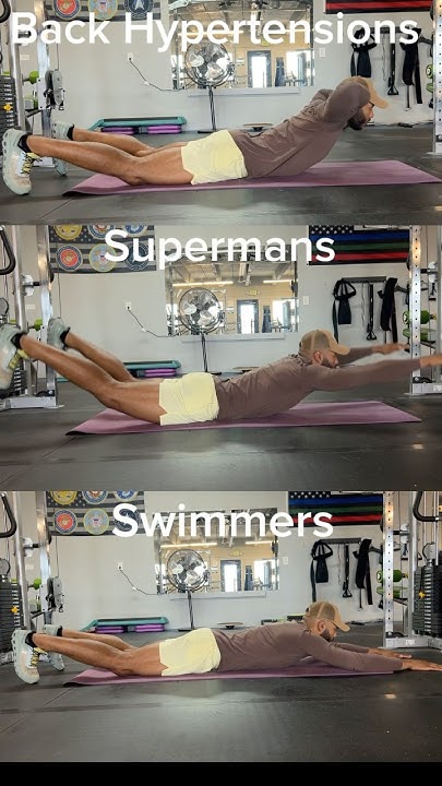 Body Weight Back Exercises Youtube