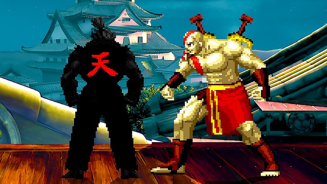 Gouki Evil (Akuma) vs. Kratos God Of War - Twisted darkness - YouTube