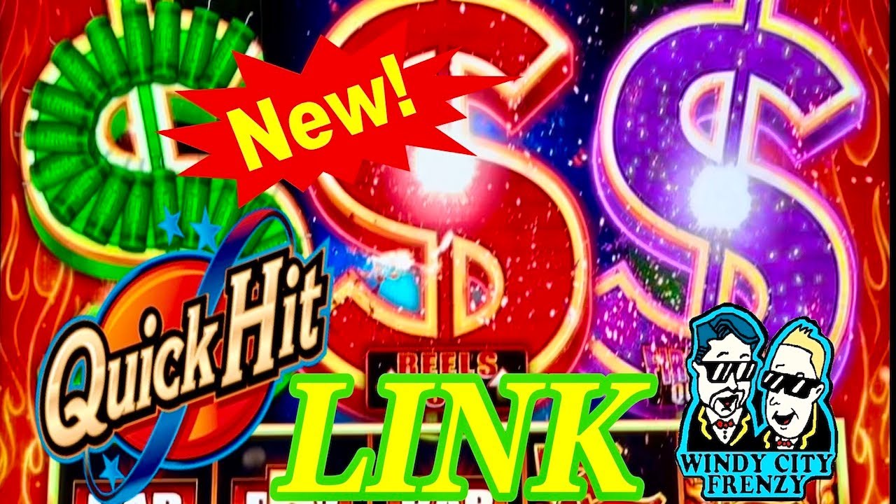 NEW! QUICK HIT LINK SLOT MACHINE! FIRST ATTEMPT BONUS! - YouTube