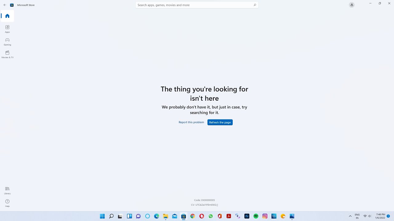 The thing which you're looking for isn't here Microsoft Store problem solve in pc - YouTube
