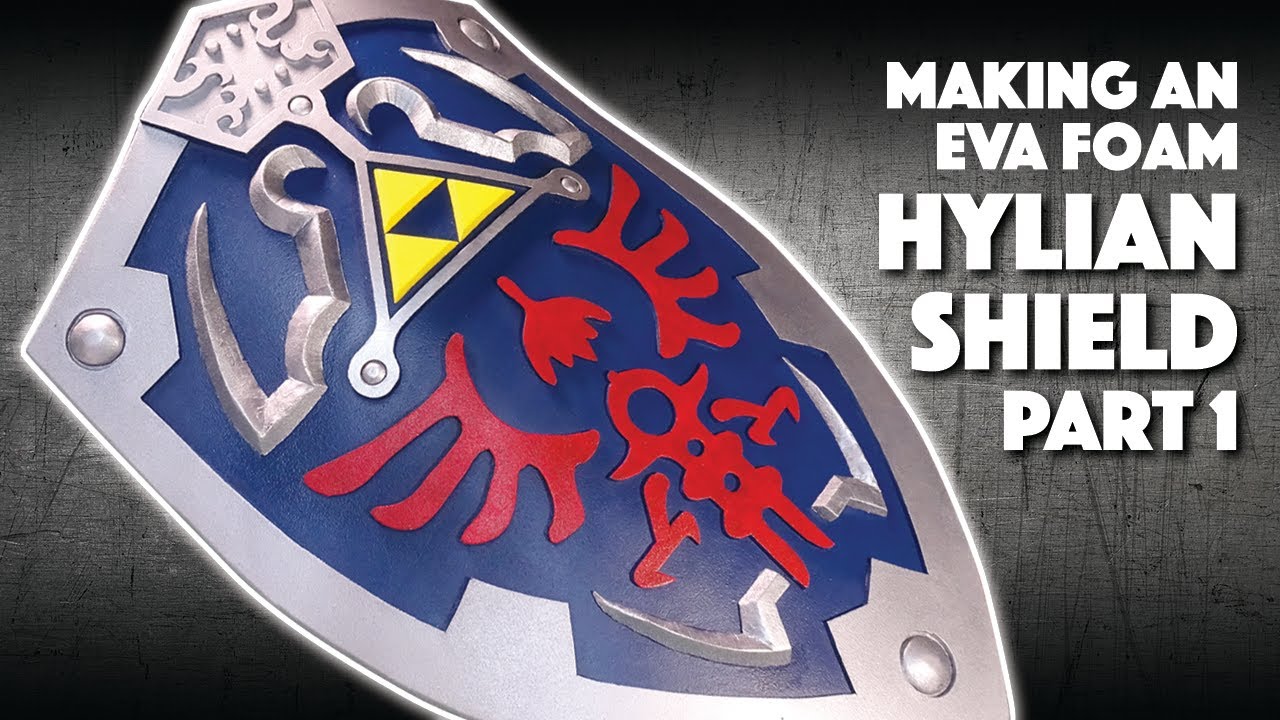 Making An EVA Foam Hylian Shield Part 1 - YouTube