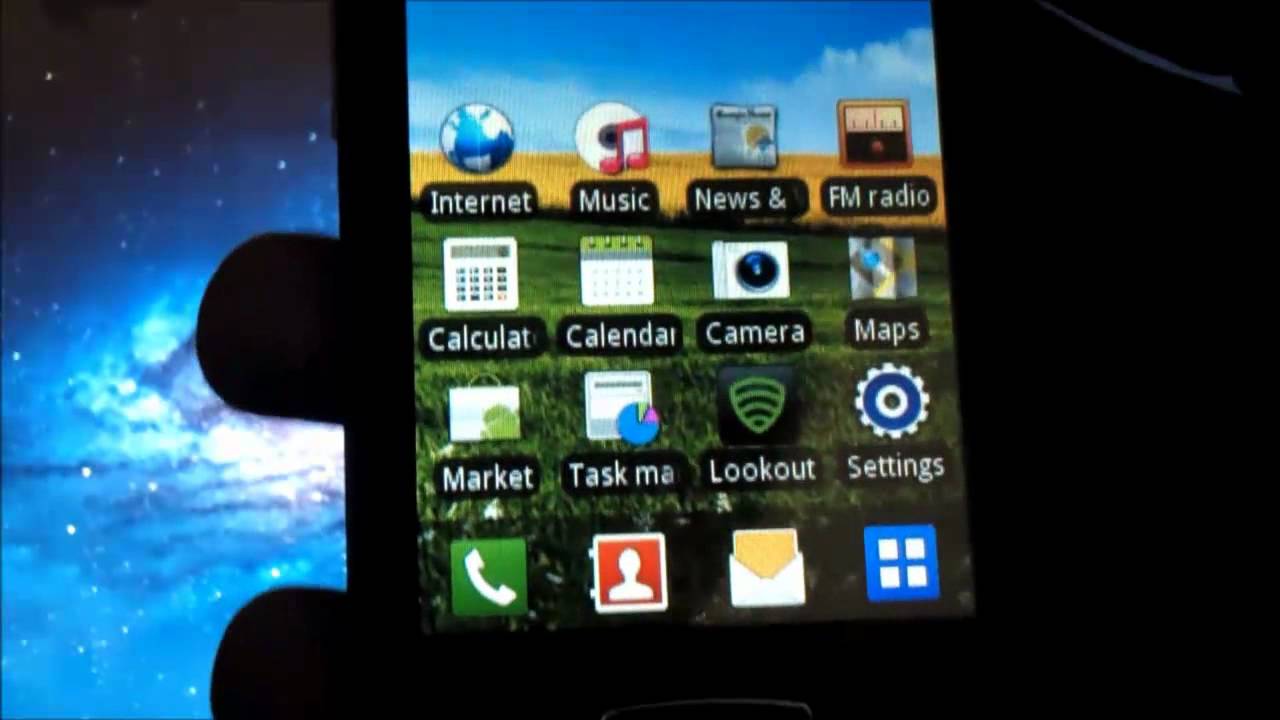 Samsung Galaxy Pop Review - YouTube