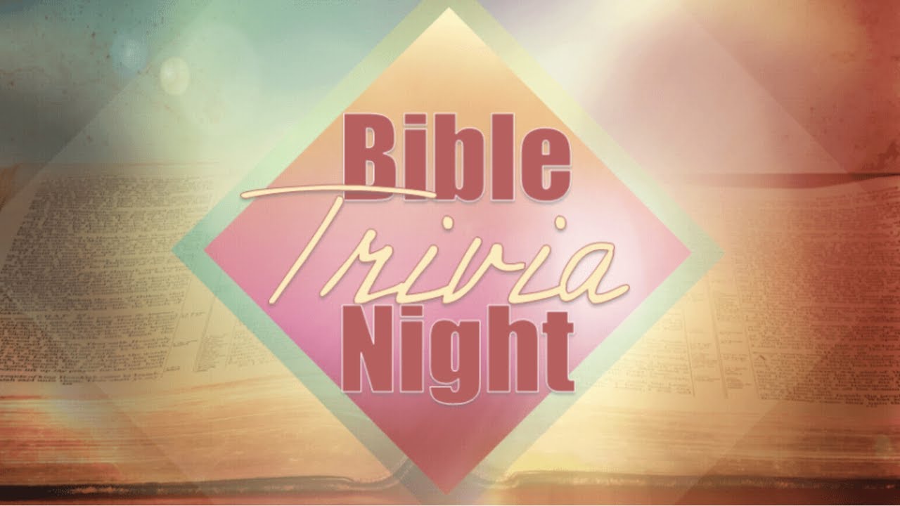 Bible Trivia Night! Win cash prizes. - YouTube
