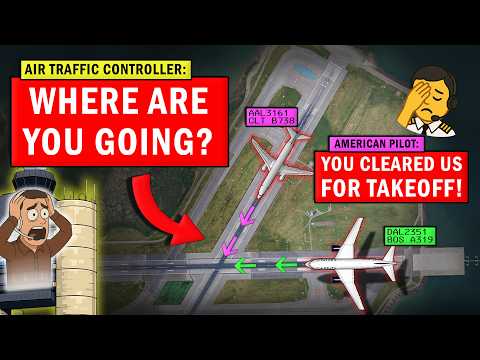 Near Tragedy with 2 Planes | Almost Crashed on the Runway at Boston