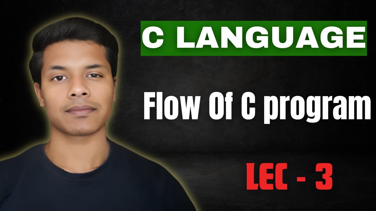 C Language Lec 3 The Flow Of C Program C Clanguage Java 6323