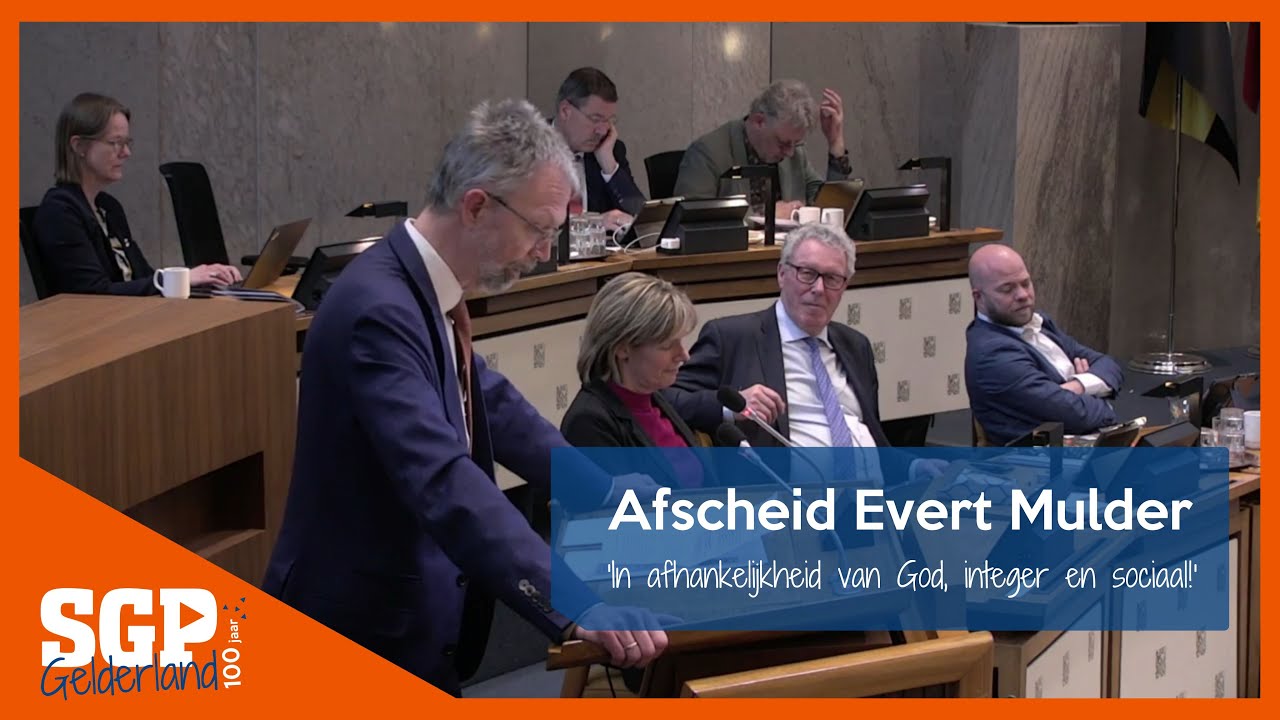 'In afhankelijkheid van God!' | Afscheid Evert Mulder - YouTube