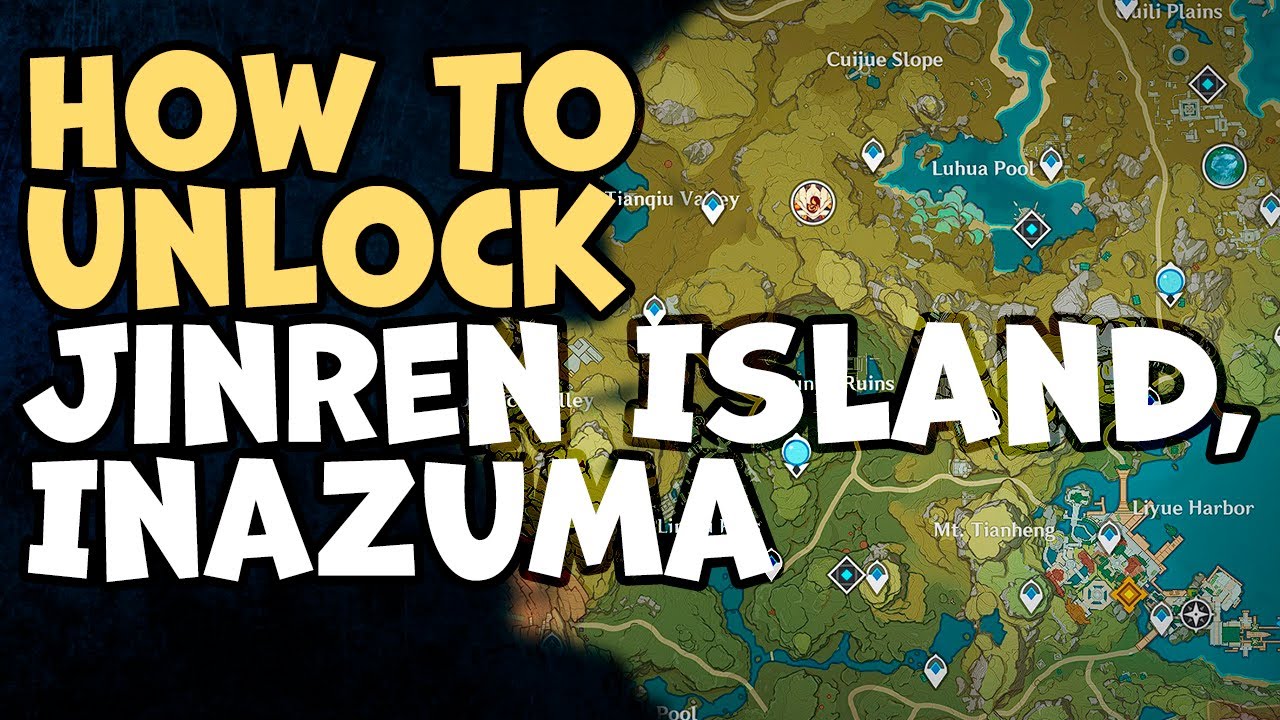 How to Unlock Jinren Island, Inazuma Teleport Genshin Impact - YouTube
