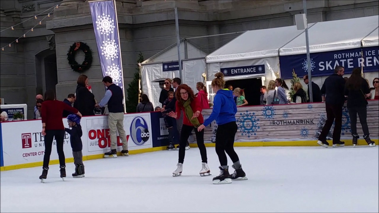 Ice Skating in Philadelphia - YouTube