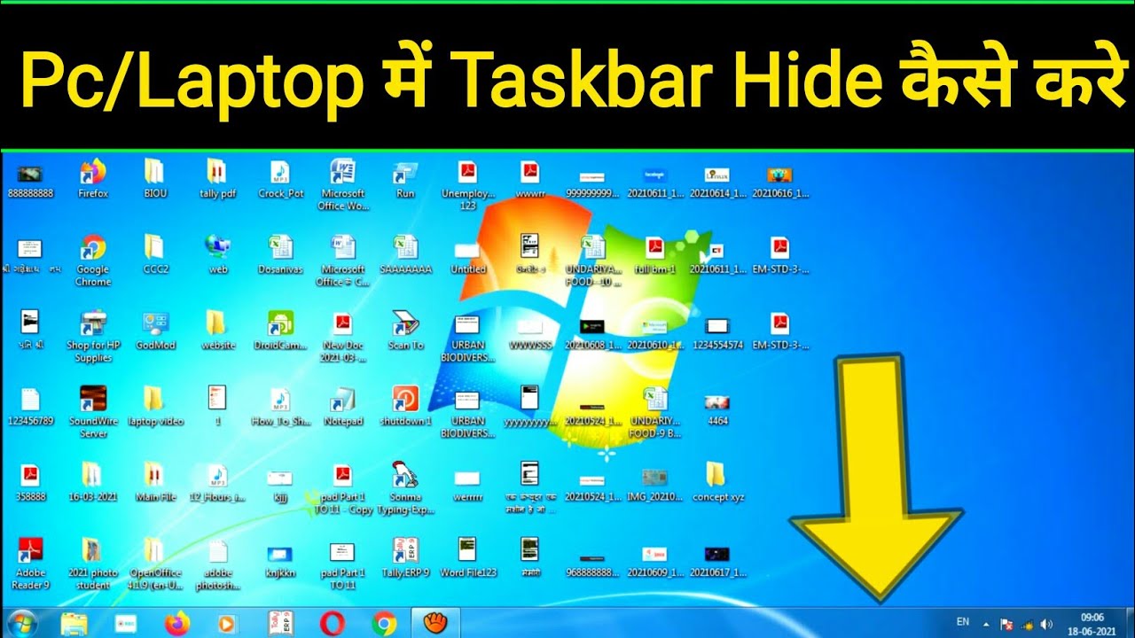 How To Auto Hide Taskbar In Windows 7 How To Hide And Unhide Taskbar How To Auto Hide Taskbar In Windows 7 How To Hide And Unhide Taskbar
