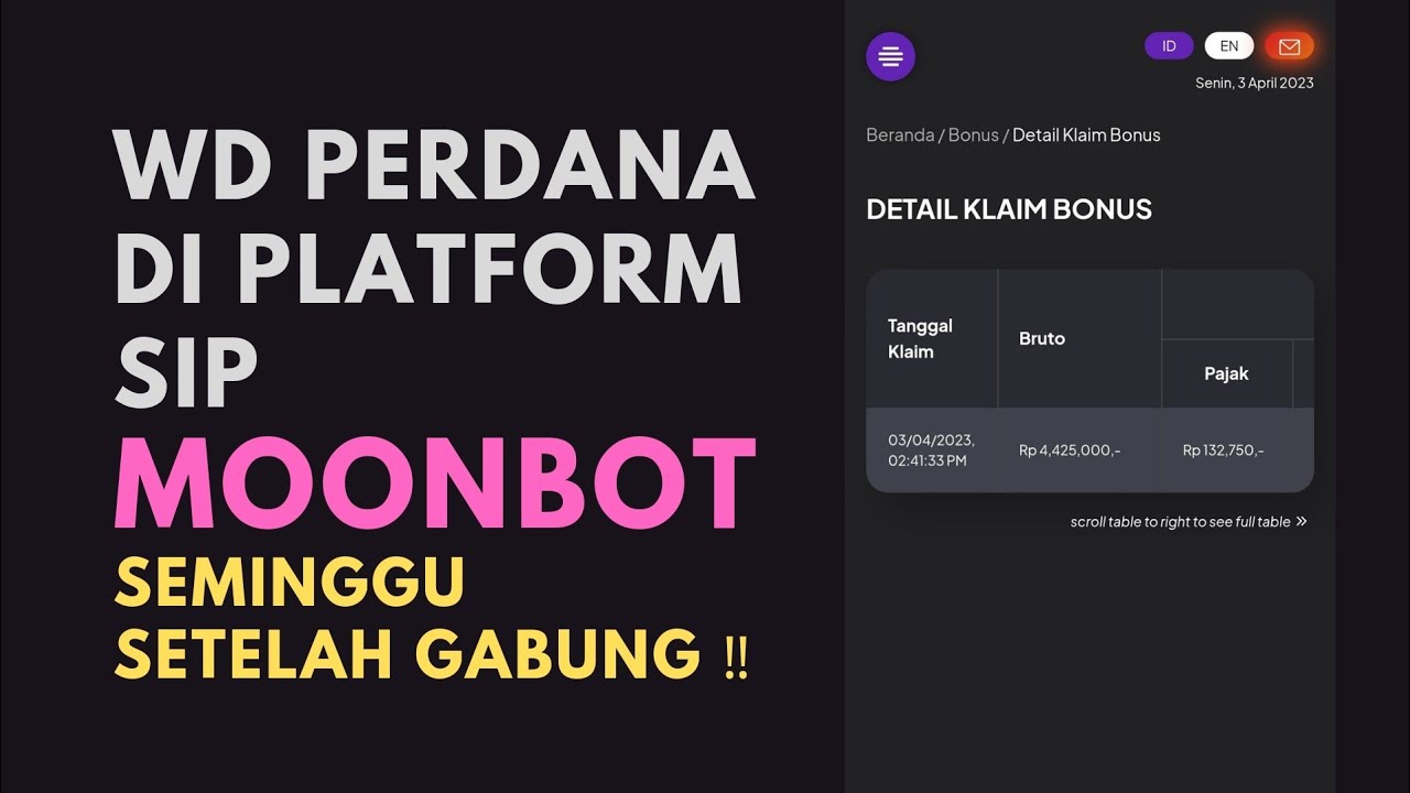 WD PERDANA DARI SIP MOONBOT - YouTube
