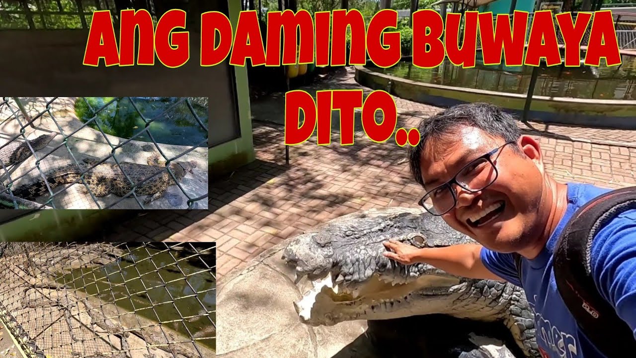 Davao city Crocodile Park Adventure | May Lechon Crocodile kaya sila ...