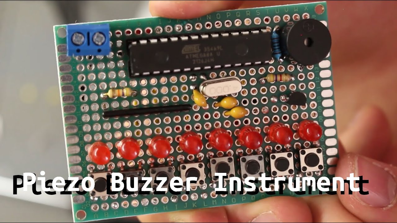 Piezo Buzzer Instrument - Play Songs by Hand or from Memory - YouTube
