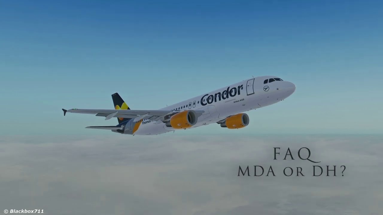 FAQ - MDA or DH? Baro or Radio? - YouTube