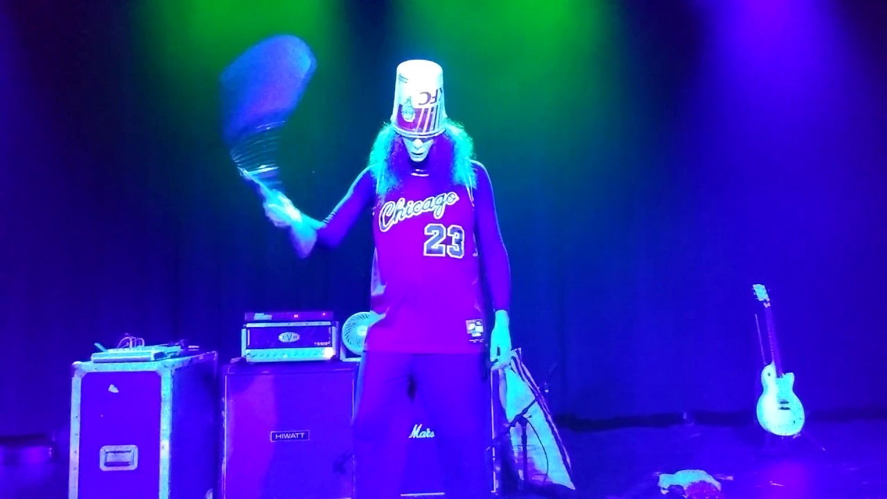 Buckethead Robot Dance/Nunchucks/Toy Exchange 4/18/2018 - YouTube