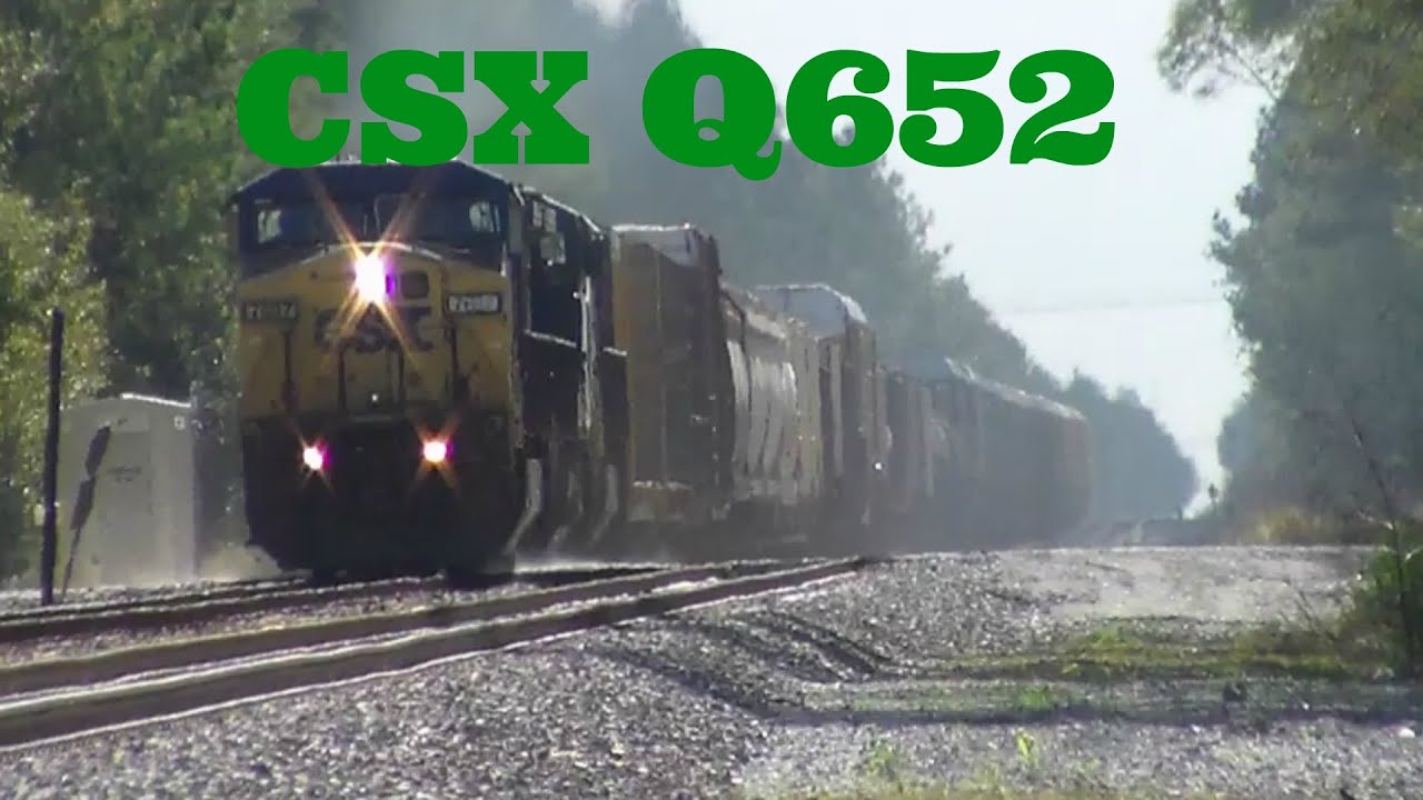 CSX Trains 2015: CSX Q652: Manifests: 11-17-15 - YouTube
