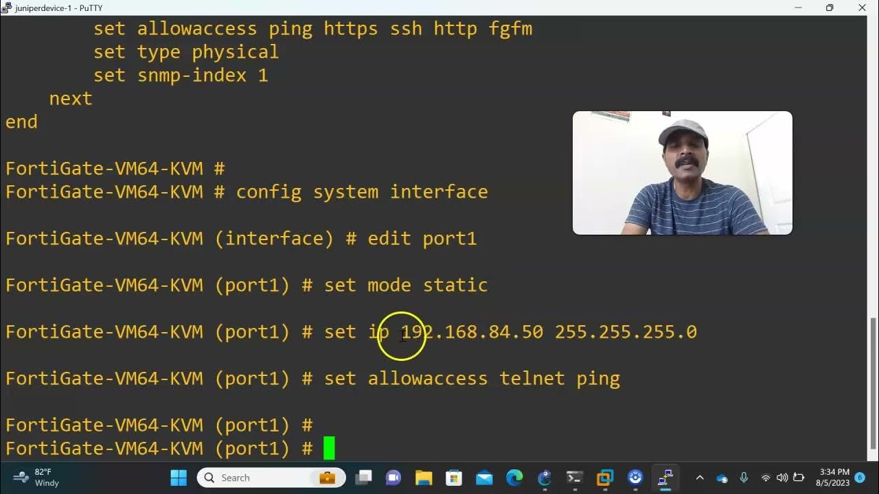 Telnet Access in Fortinet - YouTube