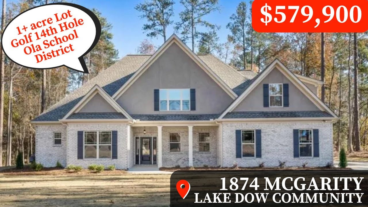 Living In Locust Grove, GA | Lake Dow Community | Home Tour | Atlanta ...