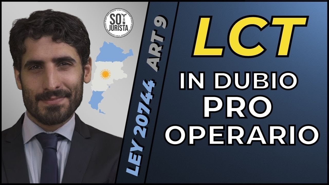⚖️En Caso de Duda a Favor del Trabajador: "In Dubio Pro Operario ...